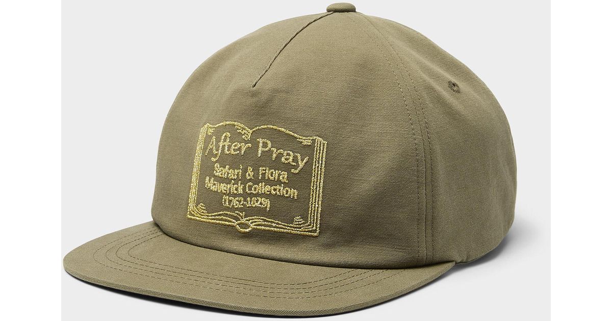 AFTER PRAY Golden Book Cap in Green for Men | Lyst