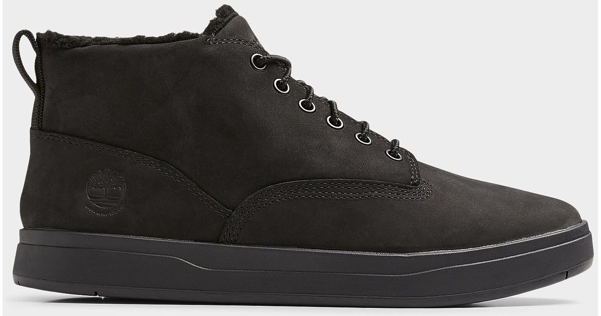 Timberland Davis Square Waterproof Chukkas Men in Black for Men | Lyst