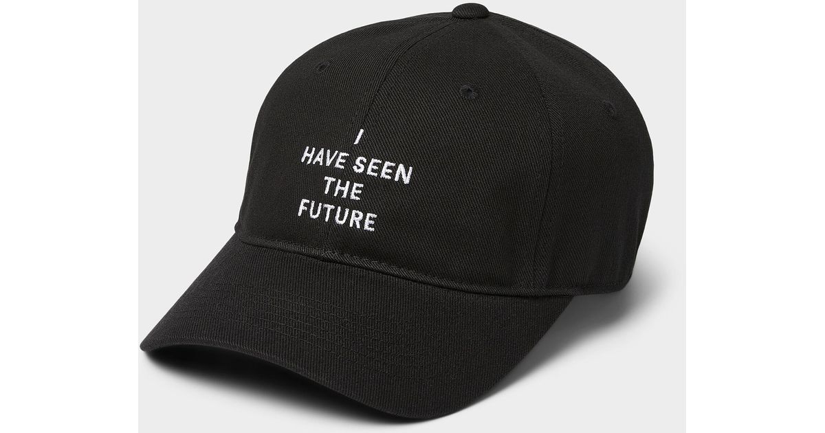 Djab Slogan Embroidery Dad Cap Imported From Seoul in Black for Men | Lyst