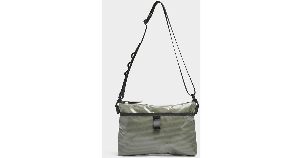 Rains Waterproof Ripstop Shoulder Bag in Gray for Men | Lyst