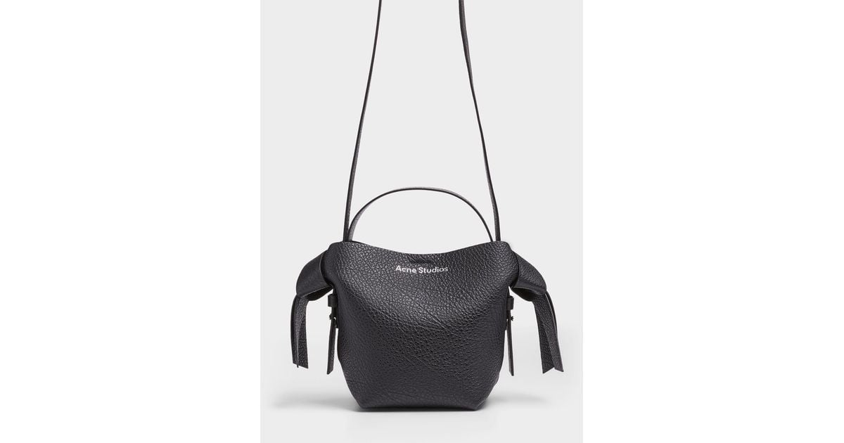 Acne Studios Musubi Knots Mini Bag in Black for Men | Lyst