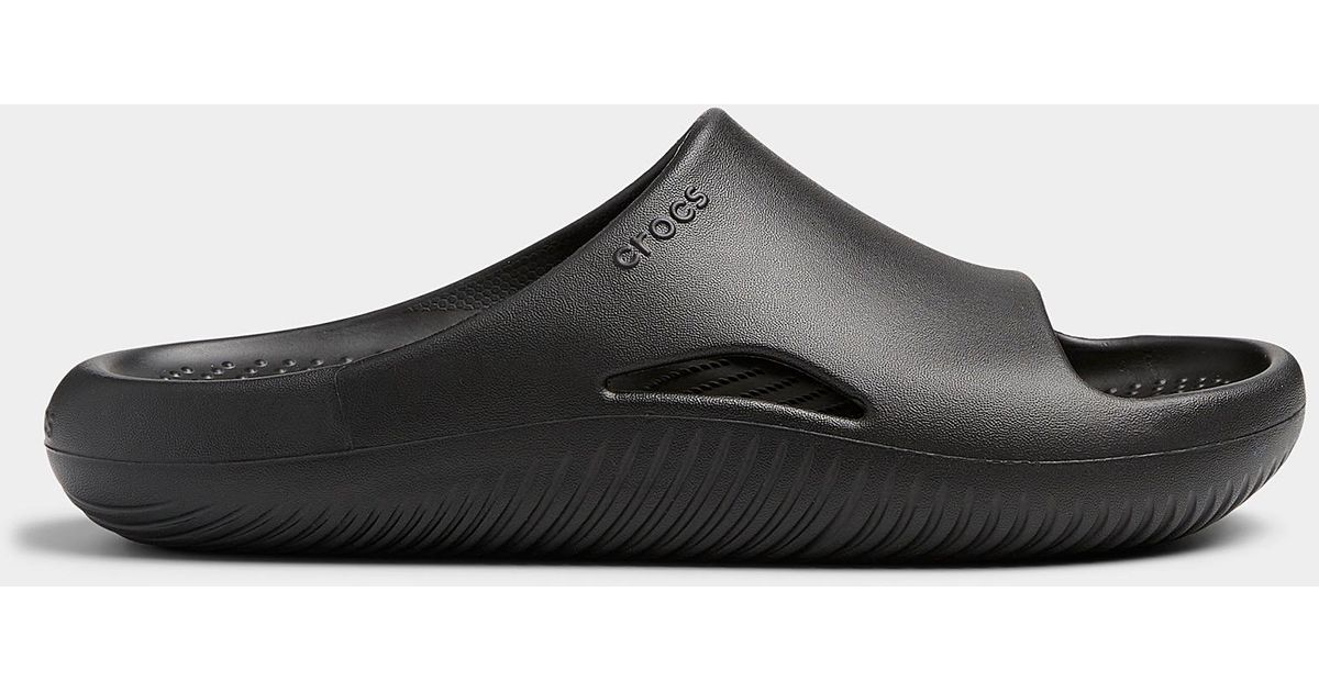 Crocs™ Mellow Recovery Slides Men in Brown for Men | Lyst