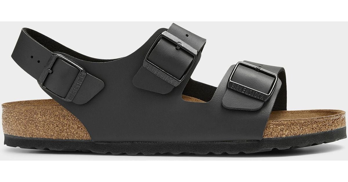 Birkenstock Milano Birko in Black for Men | Lyst