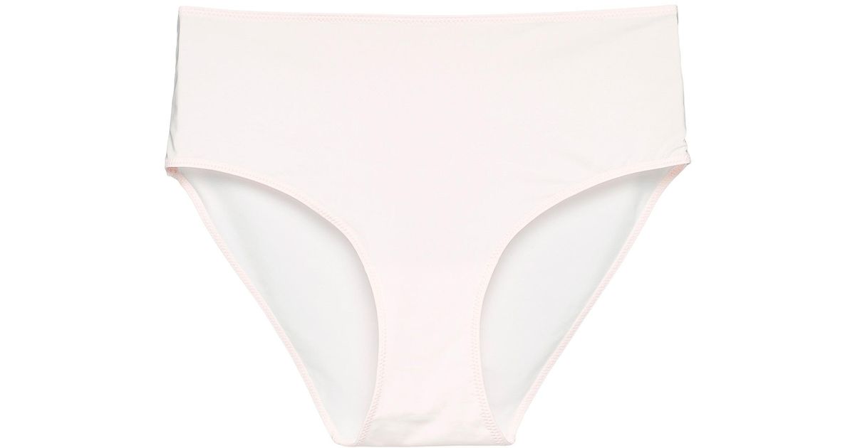 Miiyu Synthetic Silky Microfibre Bikini Panty In Dusky Pink Pink Lyst
