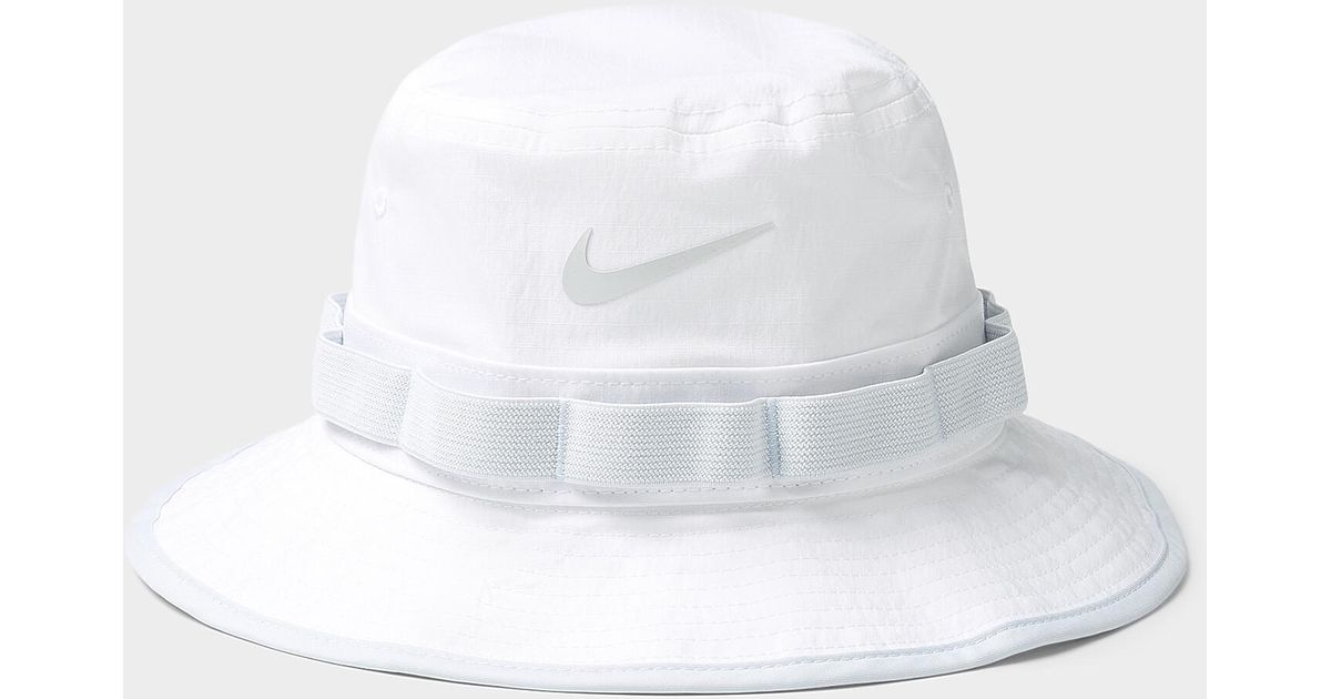 Nike Apex Bucket Hat in White for Men | Lyst