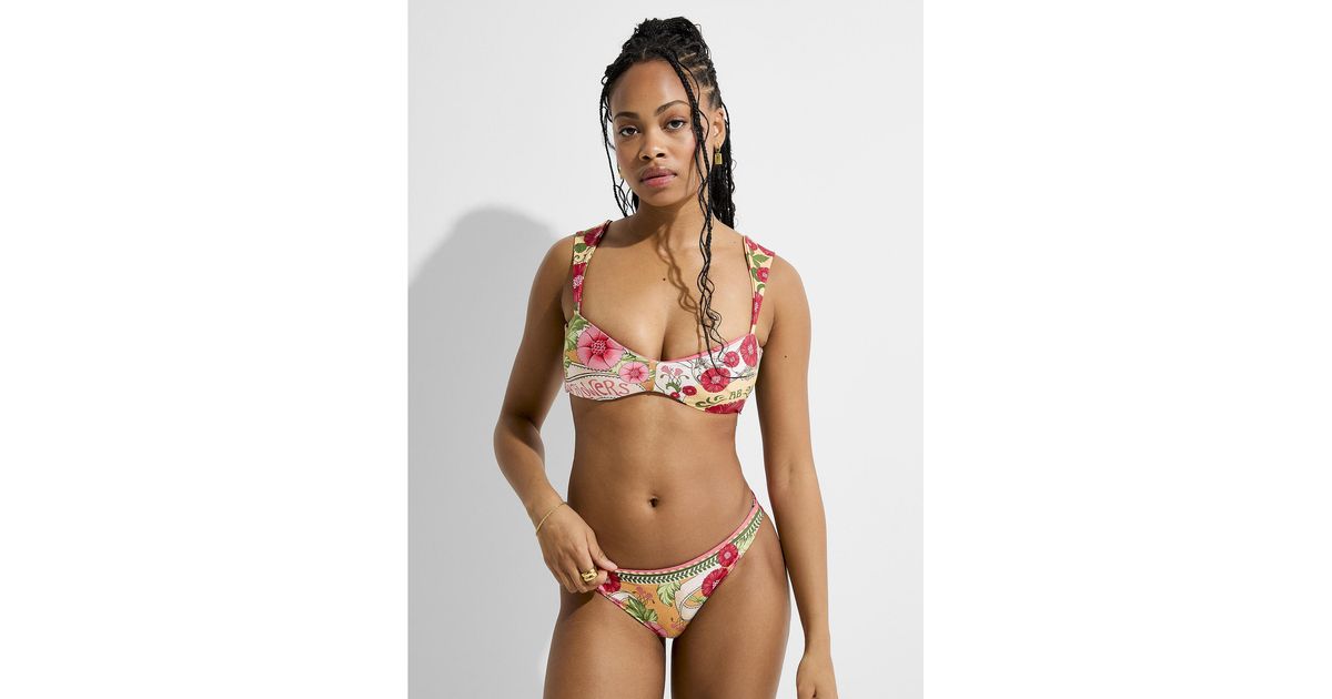 Agua Bendita Ilu Patchwork Slim Bikini Reversible | Lyst