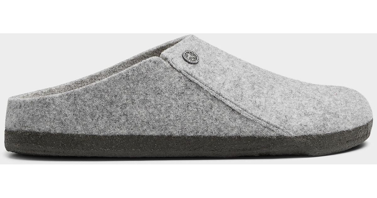 Birkenstock Zermatt Mule Slippers Men in Gray for Men | Lyst