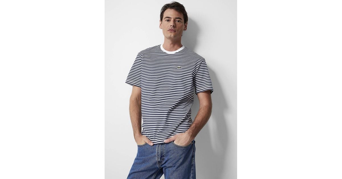 Lacoste Croc Logo Twin in Blue for Men | Lyst