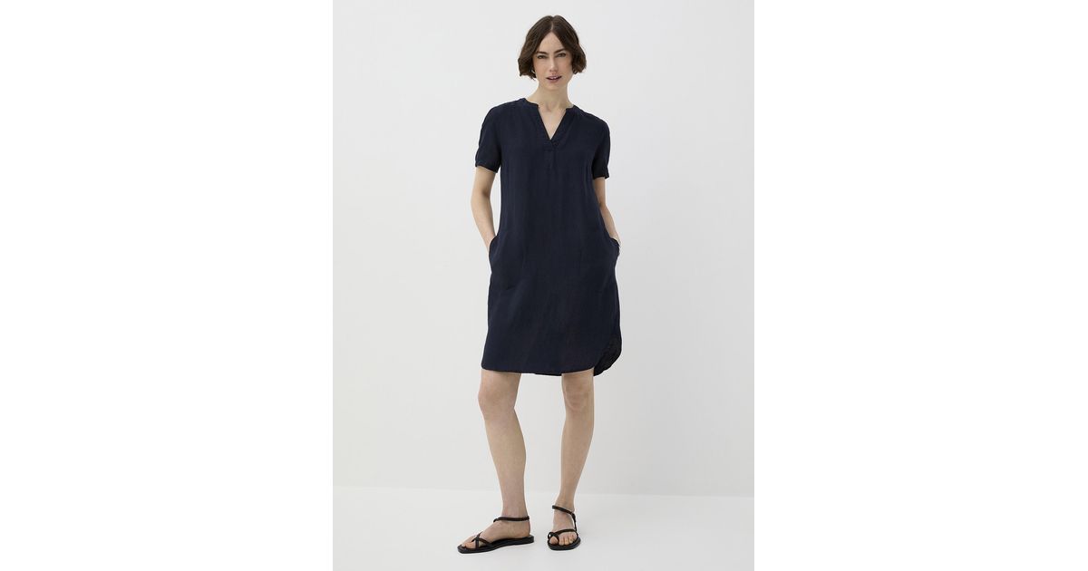 Part Two Mao Linen Dress in Blue | Lyst