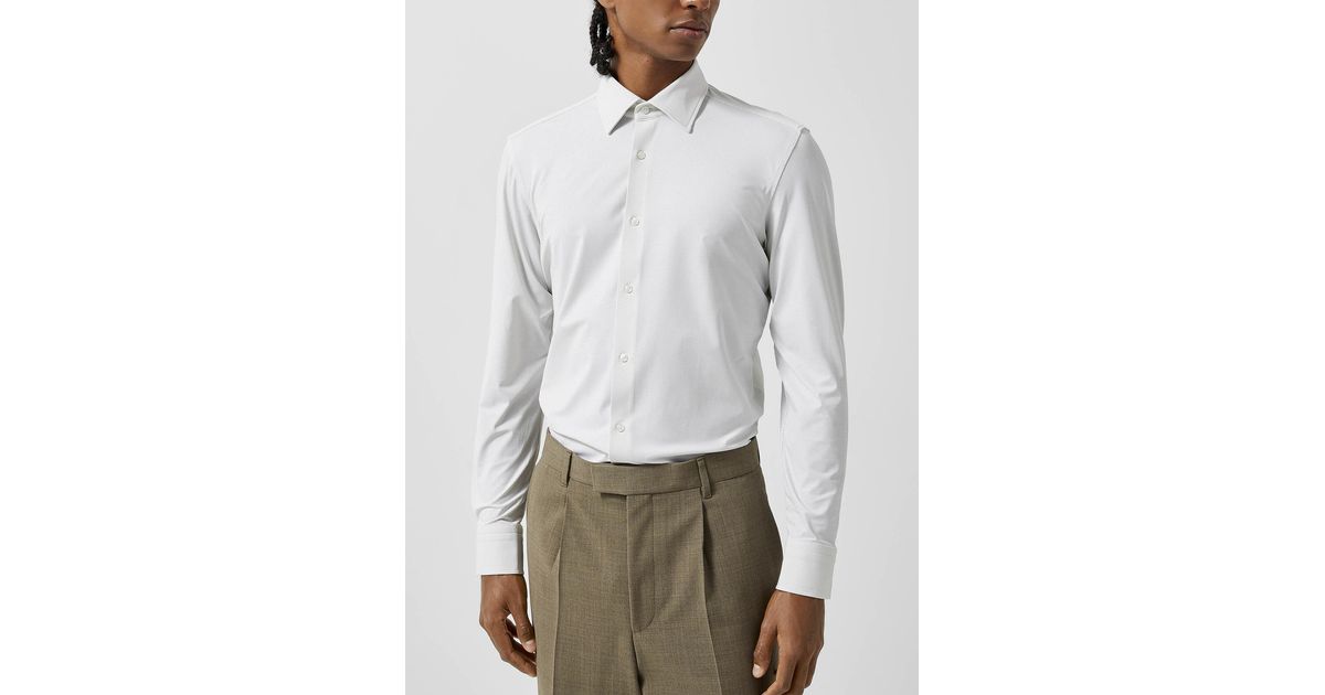 BOSS Textured Micro in Gray for Men | Lyst