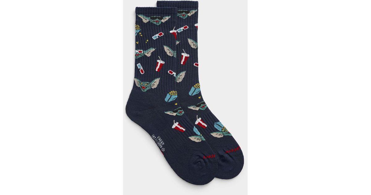 Jimmy Lion Gremlins Movie Sock in Blue for Men | Lyst
