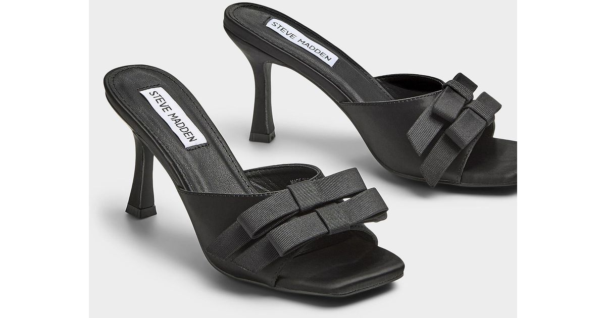 Steve Madden Detach Mule Sandals Women in Black | Lyst