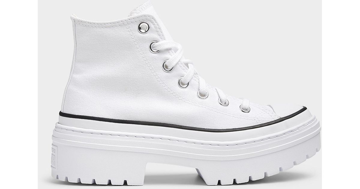 Converse Chuck Taylor All Star High Top Notched Heel Platform Sneakers ...