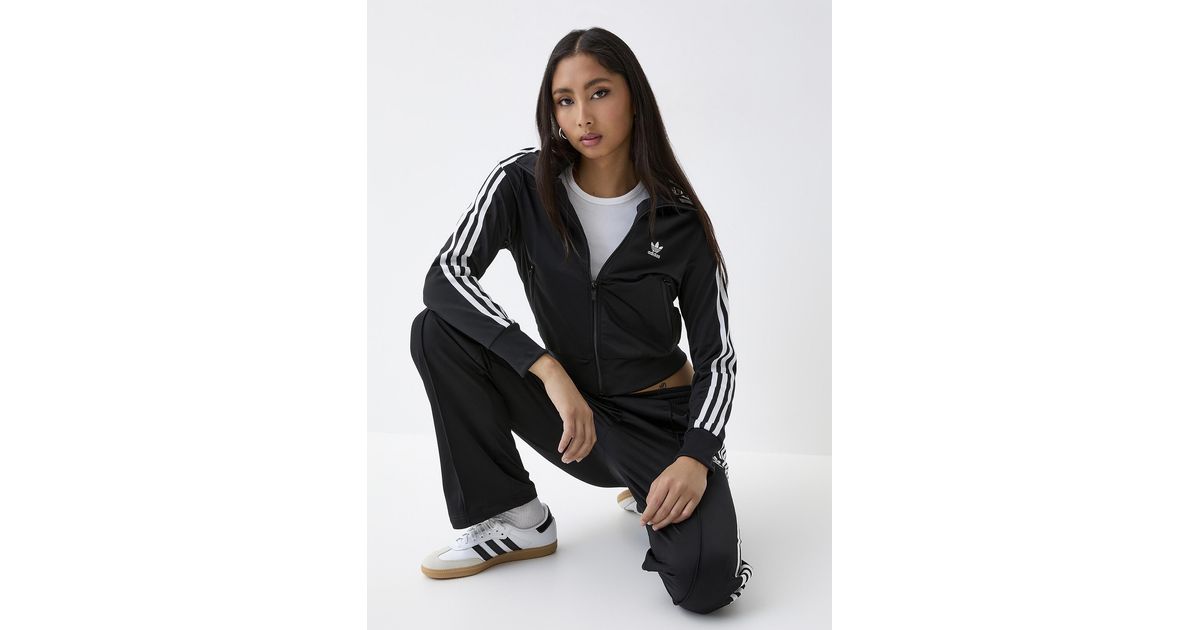 adidas Firebird Track Jacket in Black | Lyst