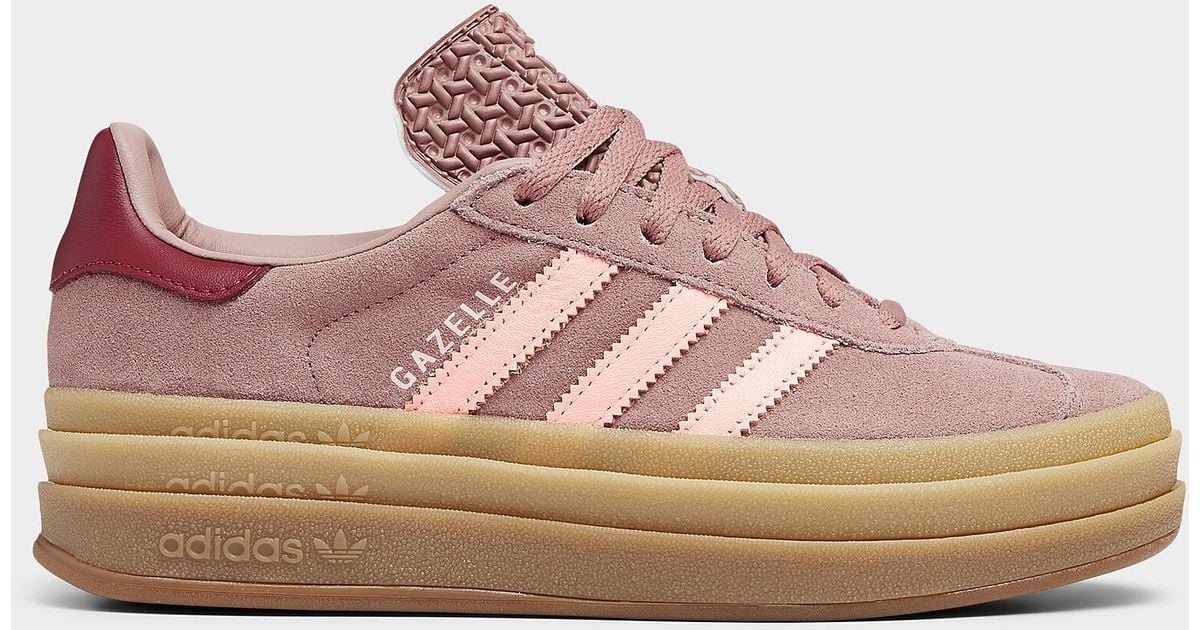 adidas Originals Gazelle Bold Dusty Pink Platform Sneakers Women | Lyst