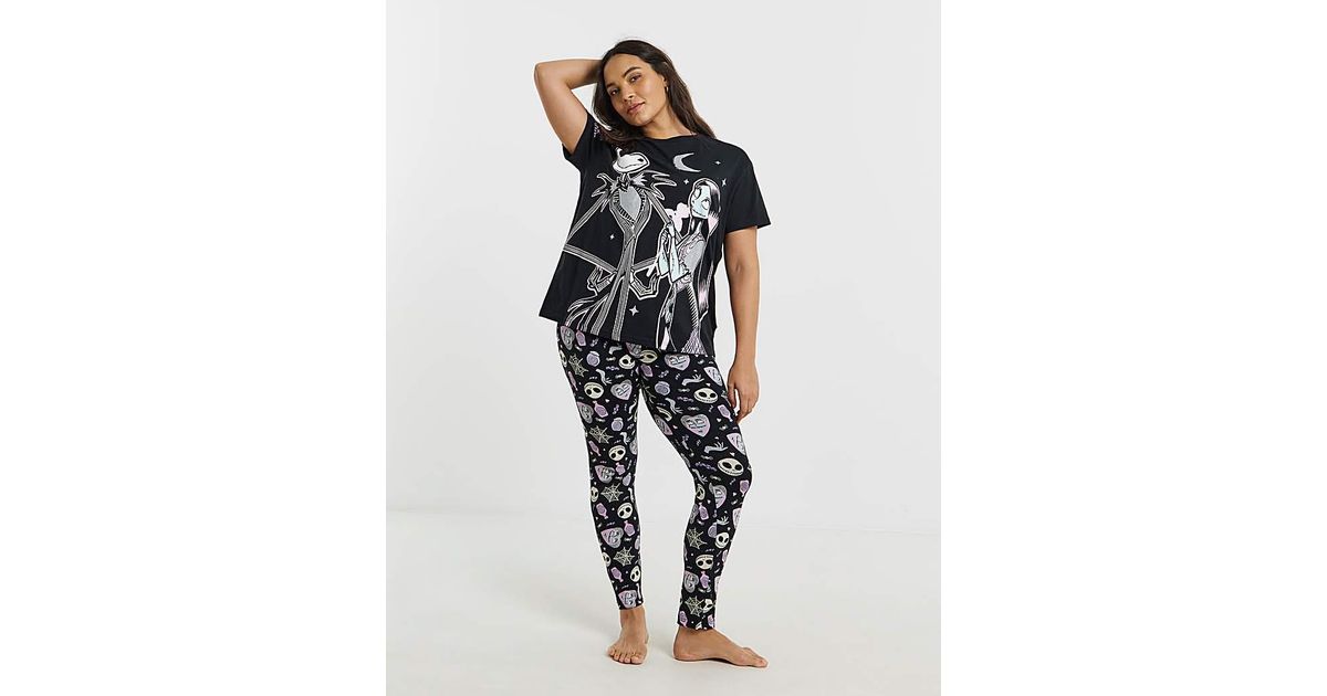 Disney Nightmare Before Christmas Pyjama Set in Blue | Lyst UK