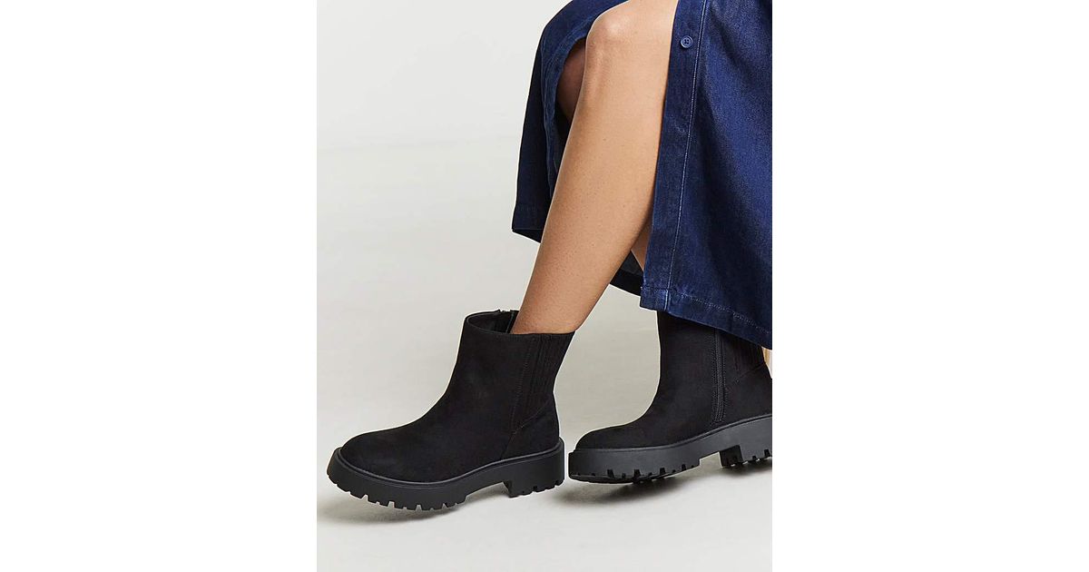 Simply Be Hidden Gusset Chelsea Boot Extra Wide in Black | Lyst UK