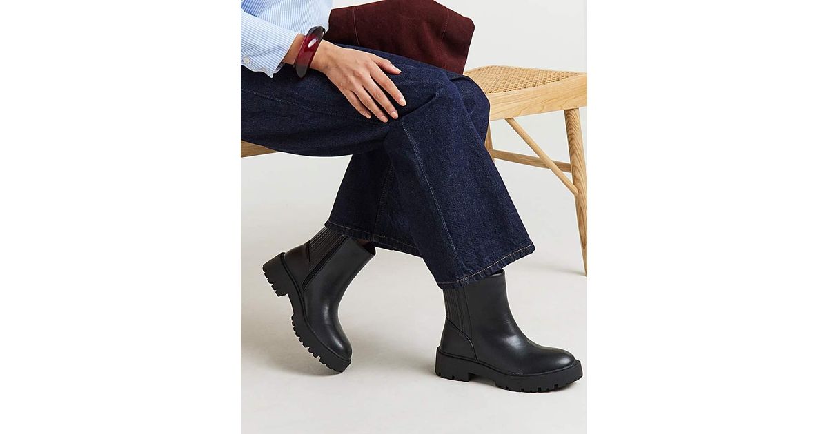Simply Be Hidden Gusset Chelsea Boot Extra Wide in Blue | Lyst UK