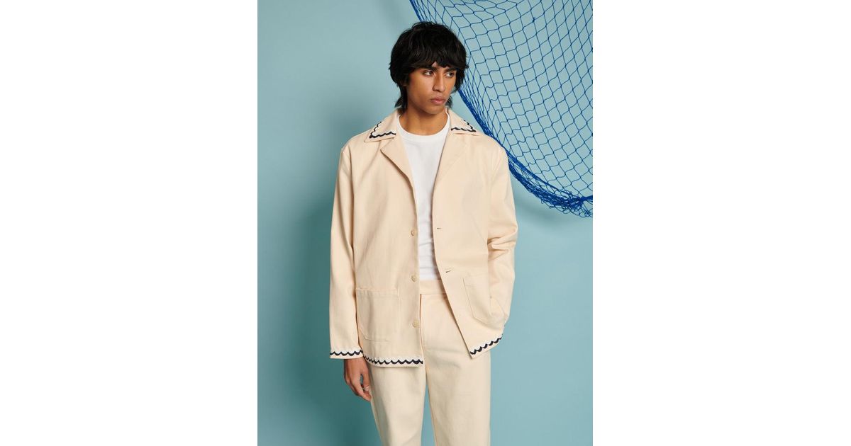 Sister Jane Skipper Ric Rac Jacket in Blue | Lyst