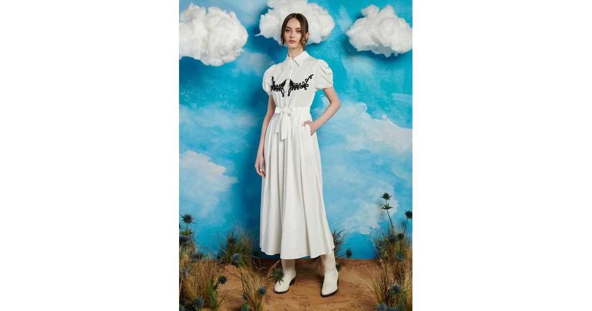 Sister Jane Cody Cording Midi Dress in Blue | Lyst