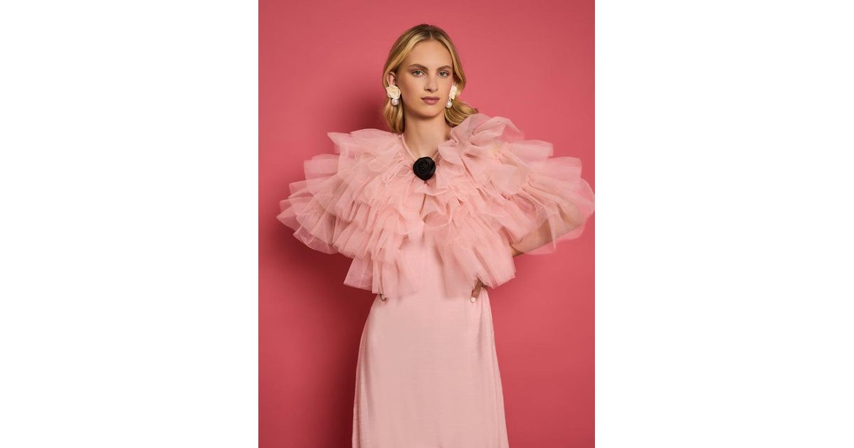 Sister Jane Dream Spell Tulle Ruffle Jacket in Pink | Lyst