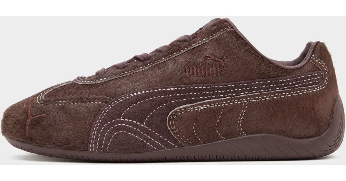 PUMA Speedcat Pony Hair in Brown | Lyst UK