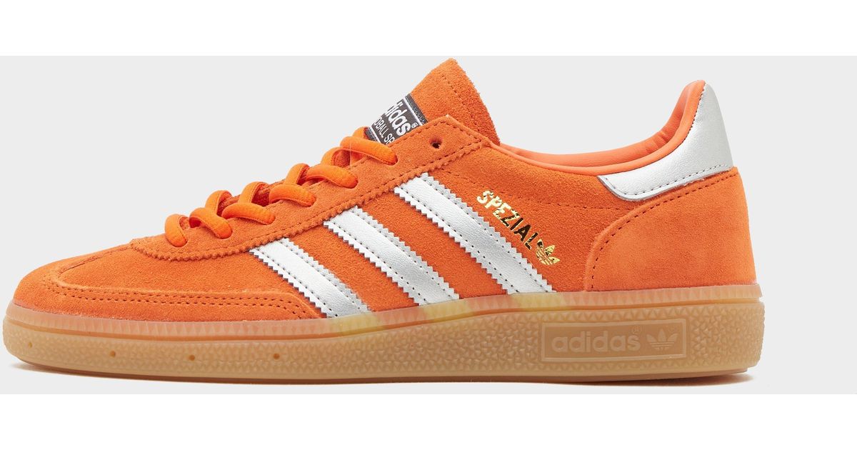 adidas Originals Handball Spezial in Orange | Lyst UK