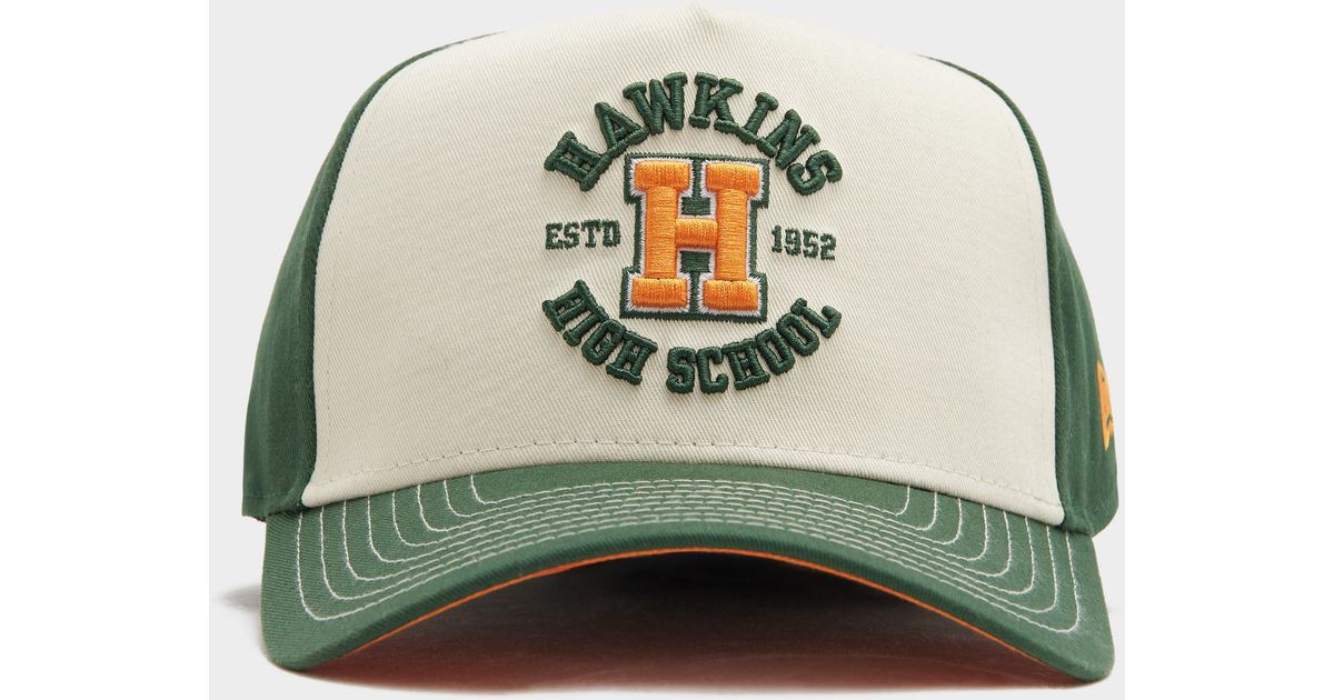 KTZ X Stranger Things Hawkins High A-Frame 9Forty Cap in Green | Lyst UK