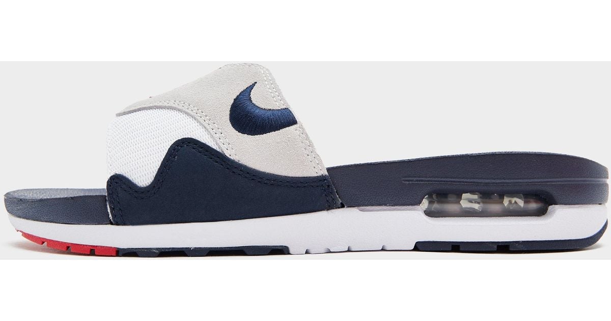 Nike Air Max 1 Sliders in Blue for Men | Lyst UK