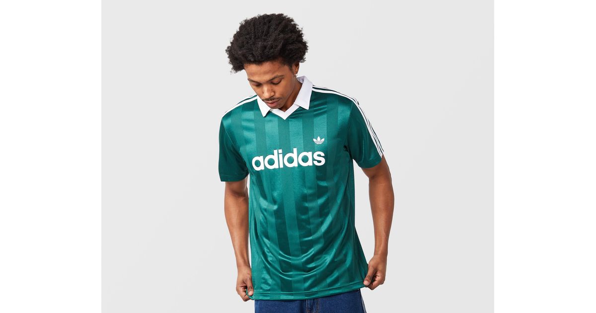 adidas Originals Archive Collar Jersey in Green for Men | Lyst UK