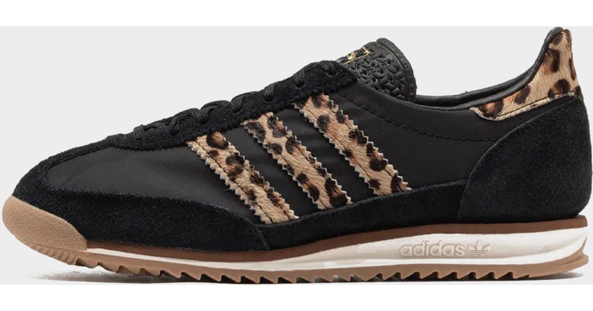 adidas Originals Sl 72 Pony Hair in Black | Lyst UK