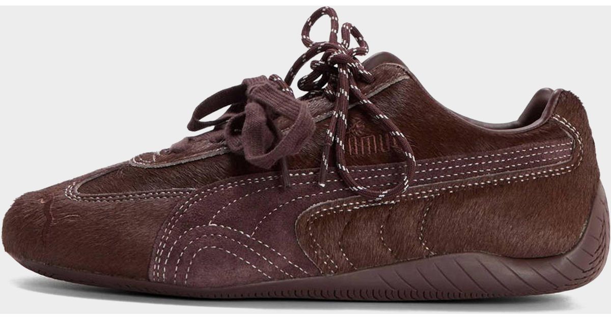 PUMA Speedcat Pony Hair in Brown | Lyst UK