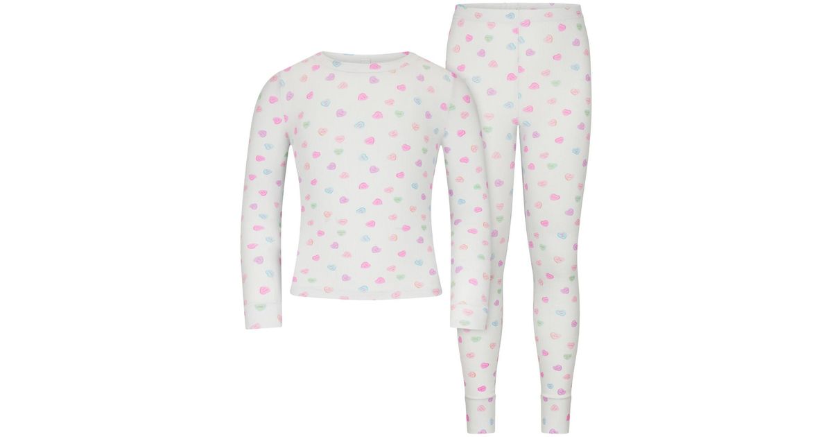 Skims Kids Pajama Set in White | Lyst