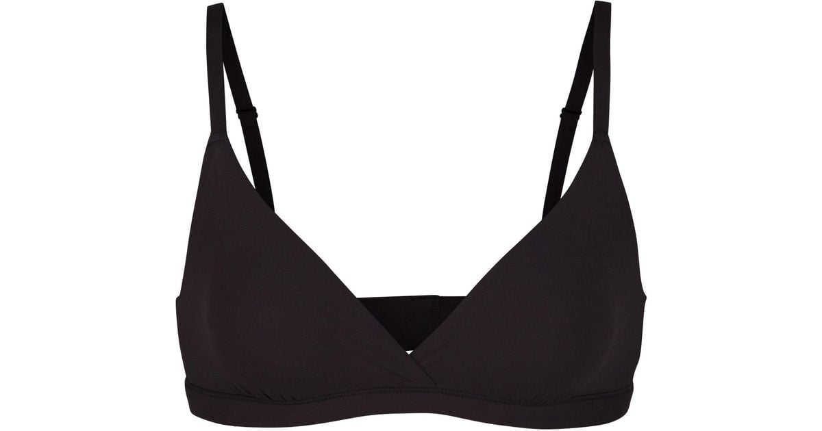 Skims Fits Everybody Bundle Crossover Bralette in Black | Lyst