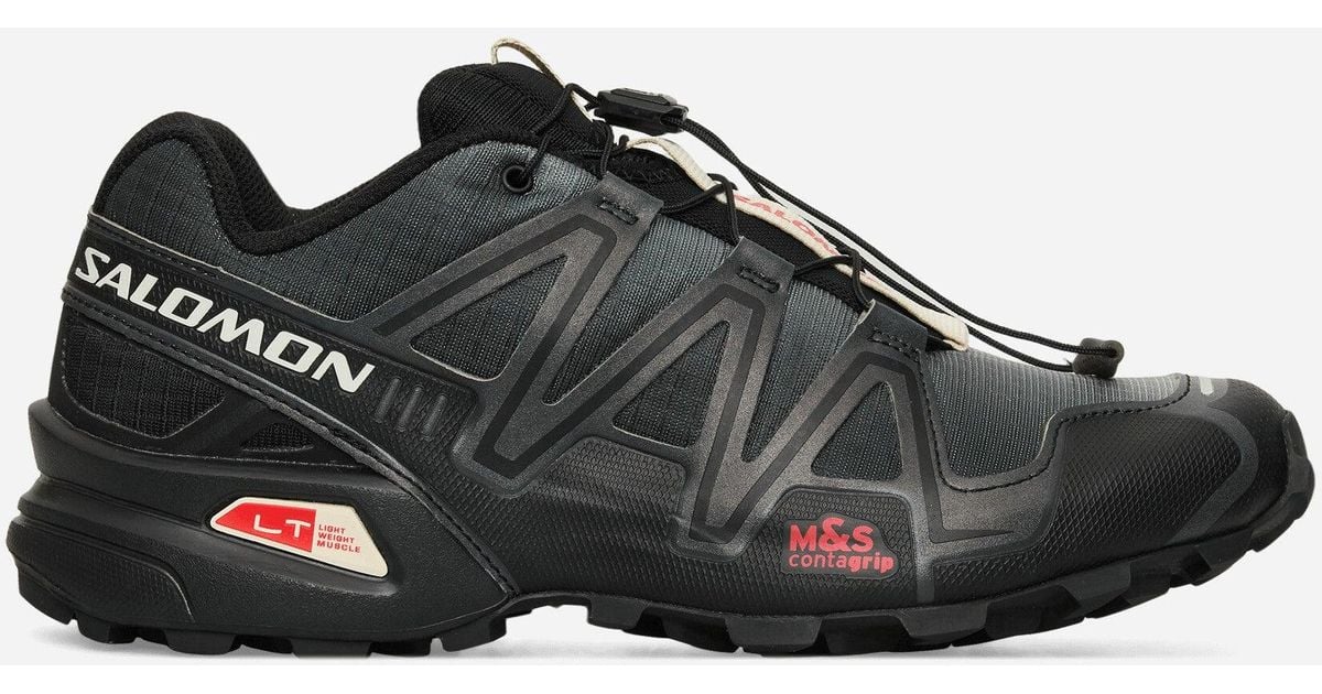 Salomon Speedcross 3 Dual Aura Sneakers Black / Vanilla Ice / Red for ...