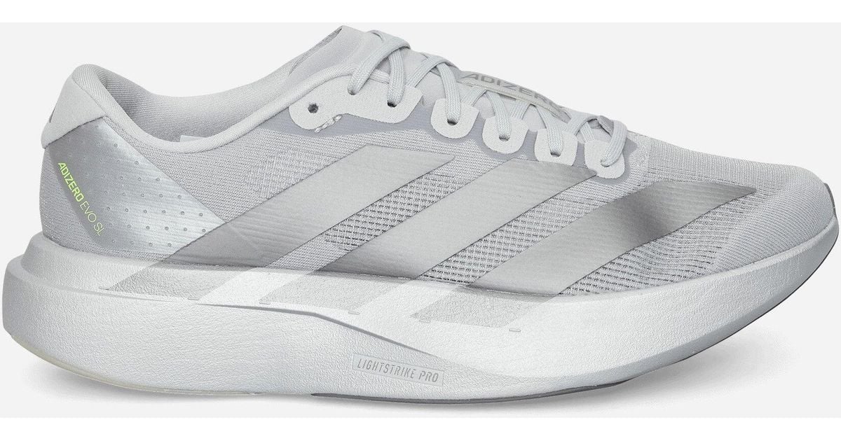 adidas Adizero Evo Sl Sneakers Silver Metallic / Iron Metallic / Halo ...