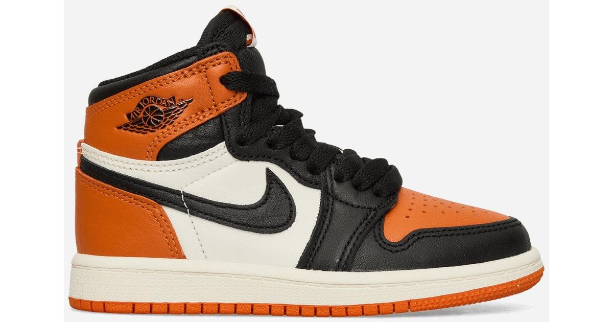 Nike Air Jordan 1 High Og (ps) Sneakers Shattered Backboard in White ...
