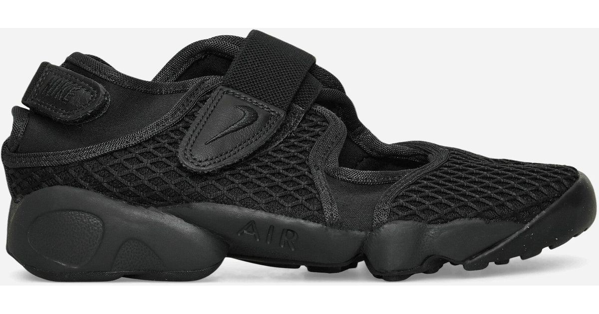 Nike S Air Rift Lace Sandals Off-Noir in Black | Lyst