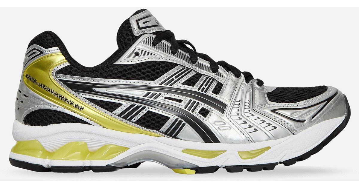 Asics Gel-kayano 14 Sneakers Black / Lemon Spark for Men | Lyst