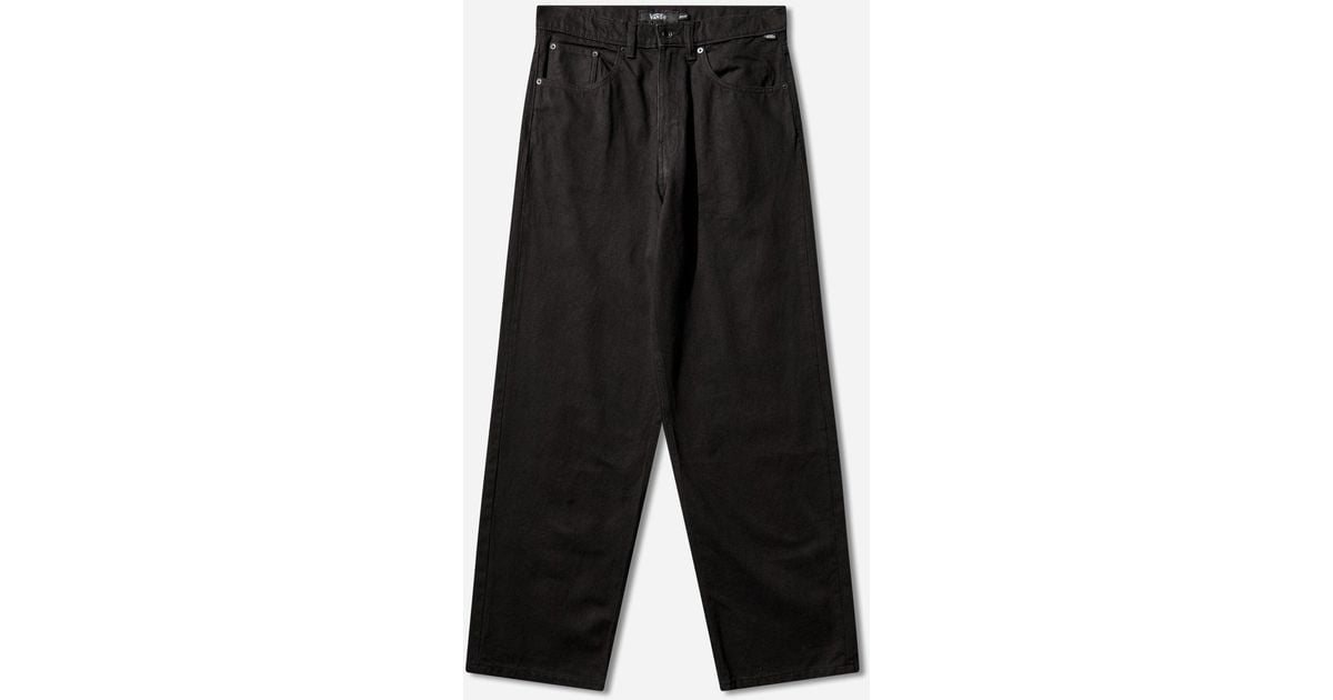 Vans S Check-5 Baggy Denim Pants in Black for Men | Lyst UK