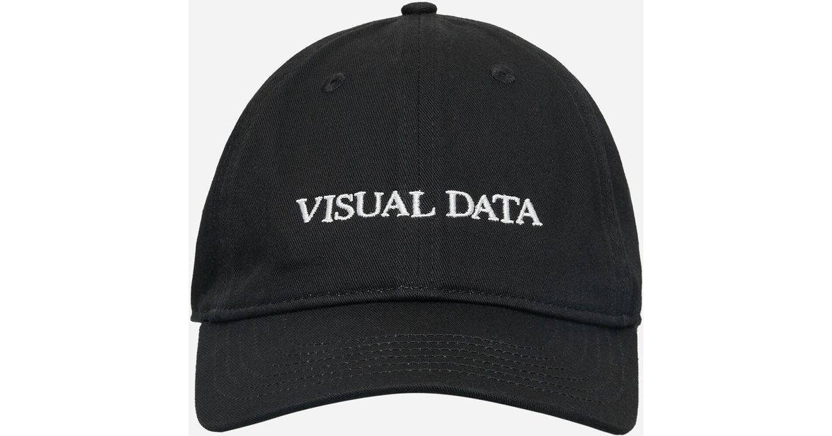 IDEA BOOK Visual Data Hat in Black for Men | Lyst UK