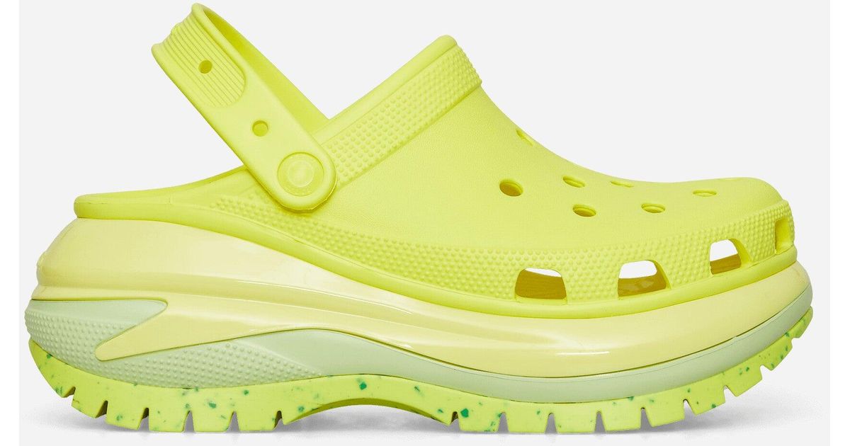 Crocs™ Mega Crush Clogs Acid in Yellow | Lyst