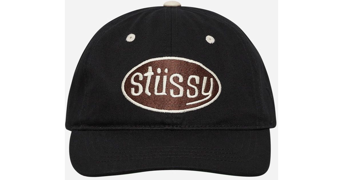 Stussy Pitstop Low Pro Cap in Black for Men | Lyst UK