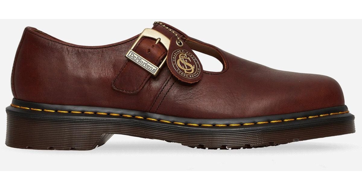 Dr. Martens T-Bar Shoes Whiskey in Brown for Men | Lyst