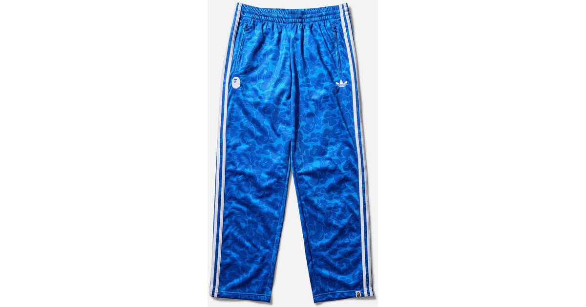 adidas Men S Bape Firebird Trackpants in Blue for Men | Lyst UK