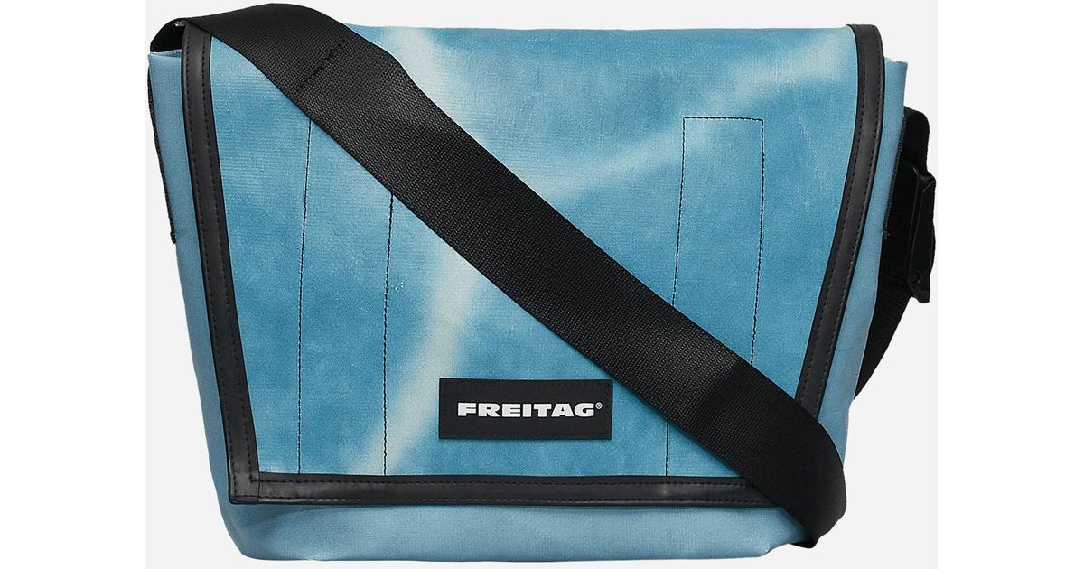 Freitag Slim Recycled Messenger Bag in Blue for Men | Lyst
