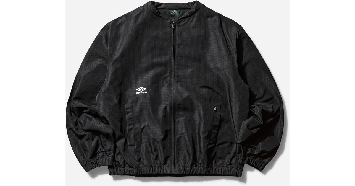 Umbro Men S Check Bomber Jacket Navy / Dark Brown in Black for Men ...