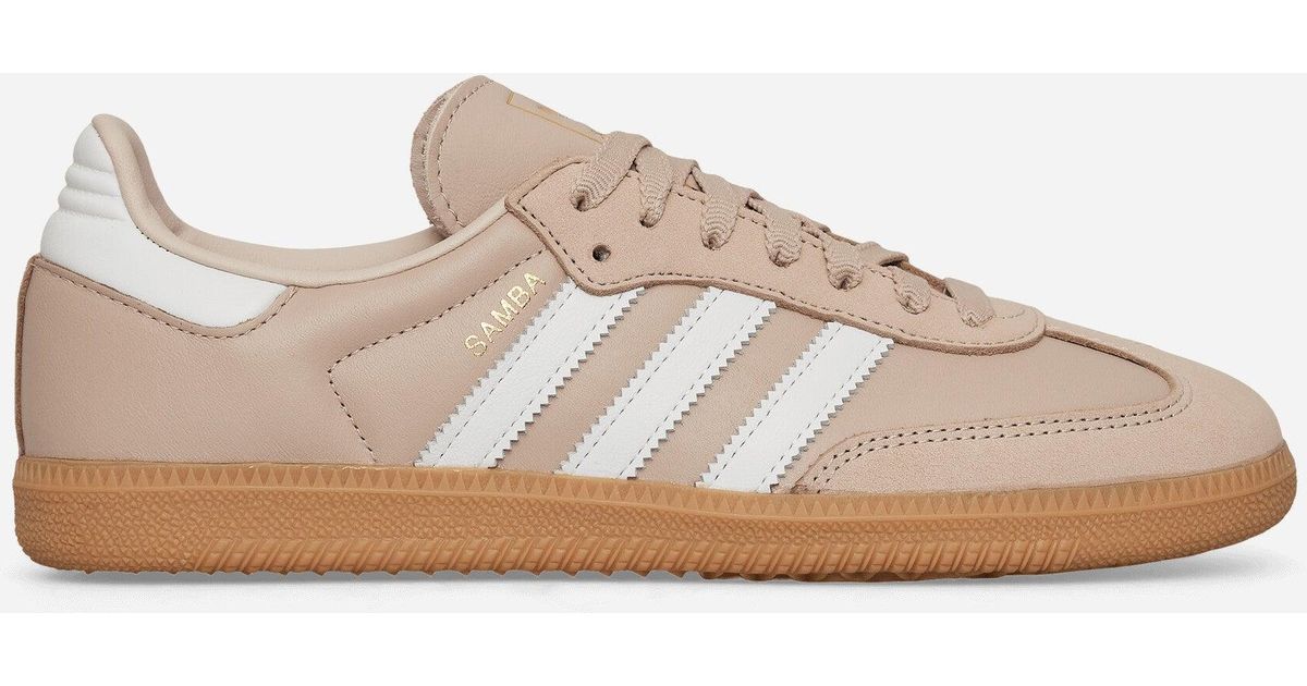 adidas Wmns Samba Og Sneakers Wonder Taupe / Cloud in Natural | Lyst