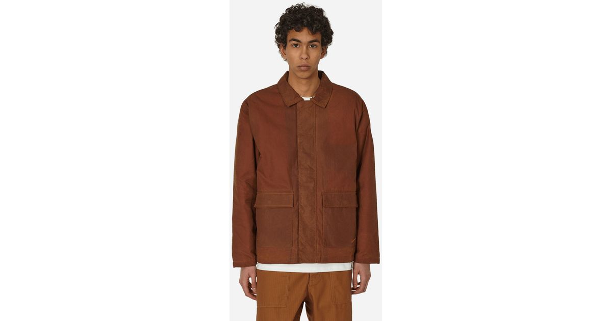 Nike Waxed Canvas Work Jacket Light British Tan in Brown for Men | Lyst UK