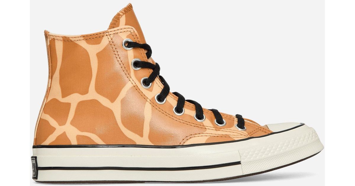 Converse Chuck 70 Glow-In-The-Dark Giraffe Print Sneakers Ginger Snap ...